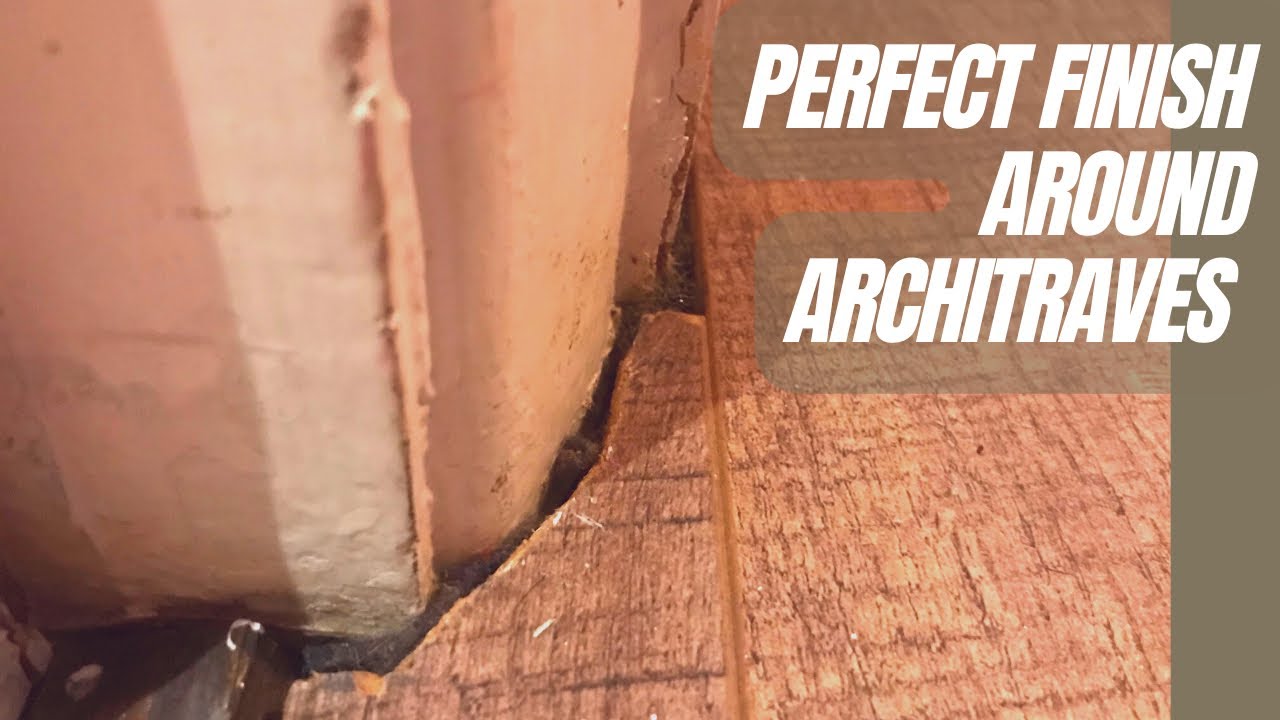 How to make perfect neat finish around door frames and architraves with ...