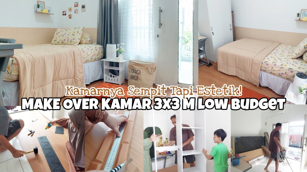 MAKE OVER KAMAR ATAS 3x3 LOW BUDGET ️AWALNYA SEPERTI GUDANG HASIL ...