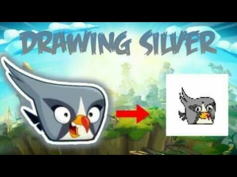 Drawing Silver ( Angry Birds 2 fan-made Drawing) - YouTube