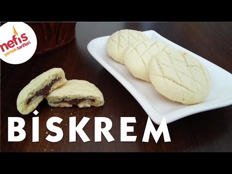 Biskrem Kurabiye Tarifi - Çikolata Dolgulu Kurabiye Yapımı