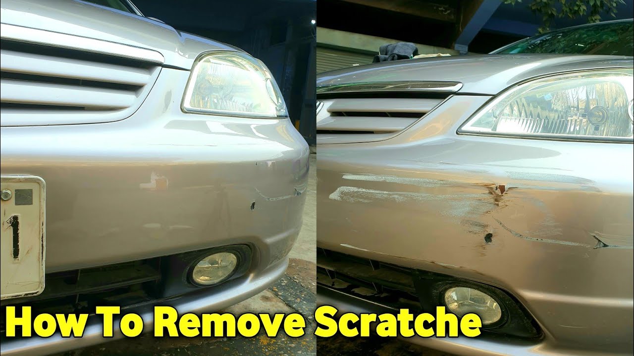 How To Remove Scratches From A Car | Car Sa Scratches Kaise Hataye ...