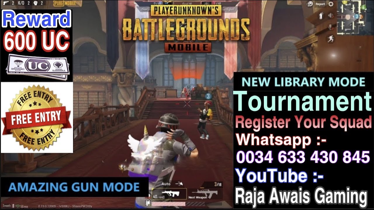 Gun Game Tournament | Day 2 | Reward 600 UC - YouTube