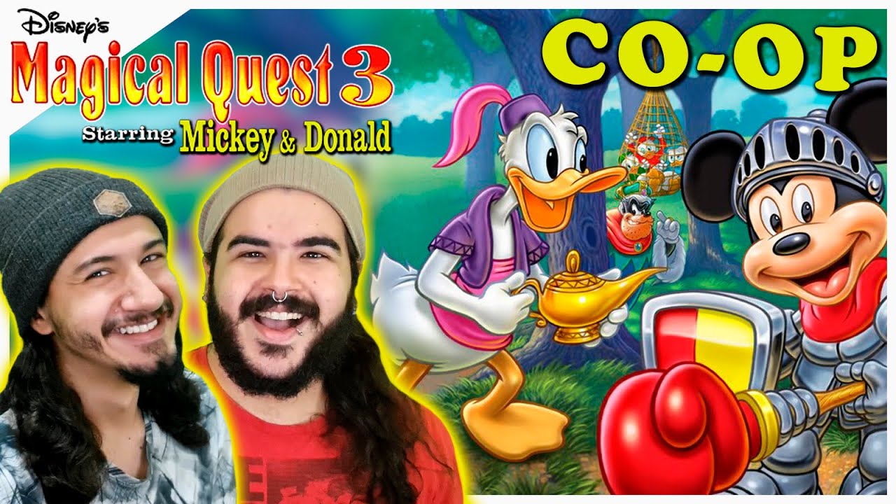 NOSTALGIA CO-OP! Jogamos: Disney's Magical Quest 3 - ATÉ ZERAR ...