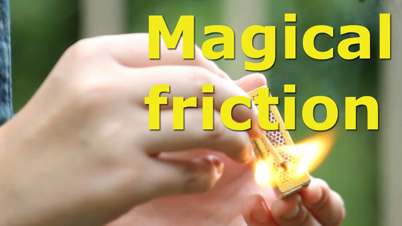 Magic of friction - Science using it for mankind. - YouTube