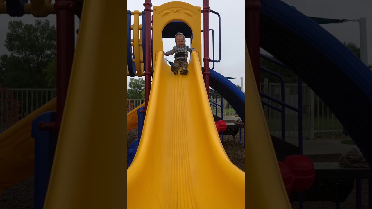 Learning the slide! Weeeee! - YouTube