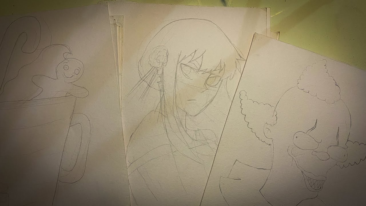 I SHOW MY UNFINISHED DRAWINGS😚📒🎨 ️| VLOG- 524| @Artwithkaran - YouTube