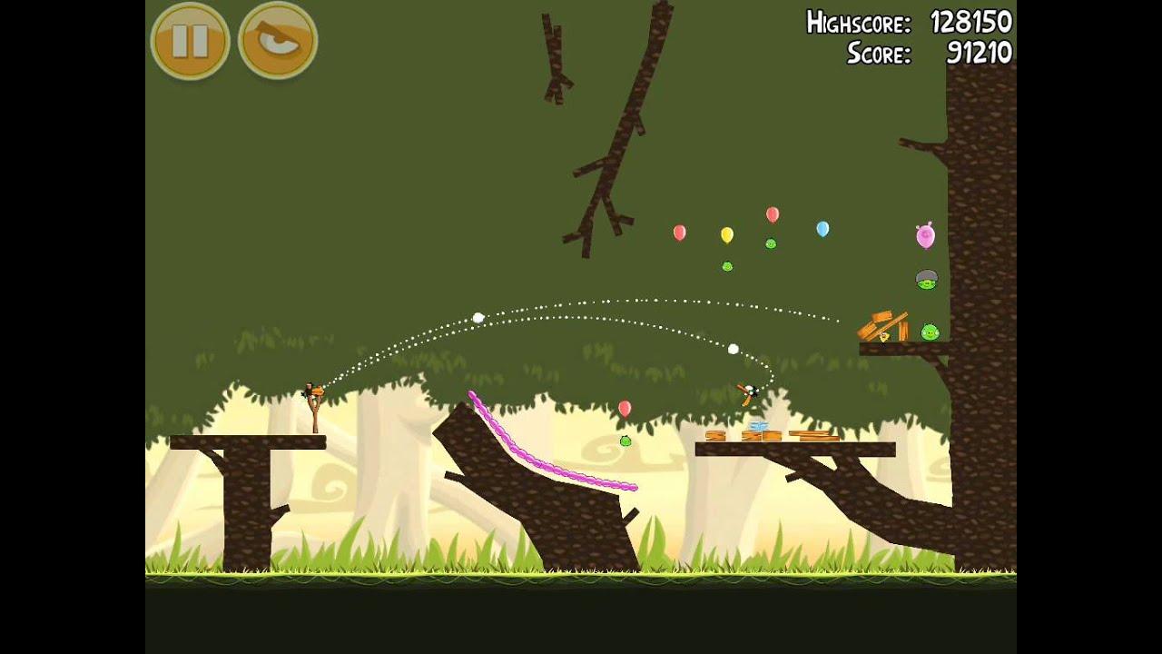 Danger Above 6-15 | Score 131670 | Angry Birds Original - YouTube