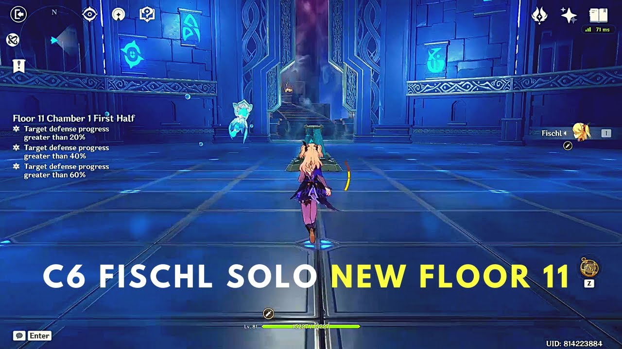 C6 Fischl SOLO NEW FLOOR 11 1st Half [9 Stars] w/ Analysis & Breakdown ...