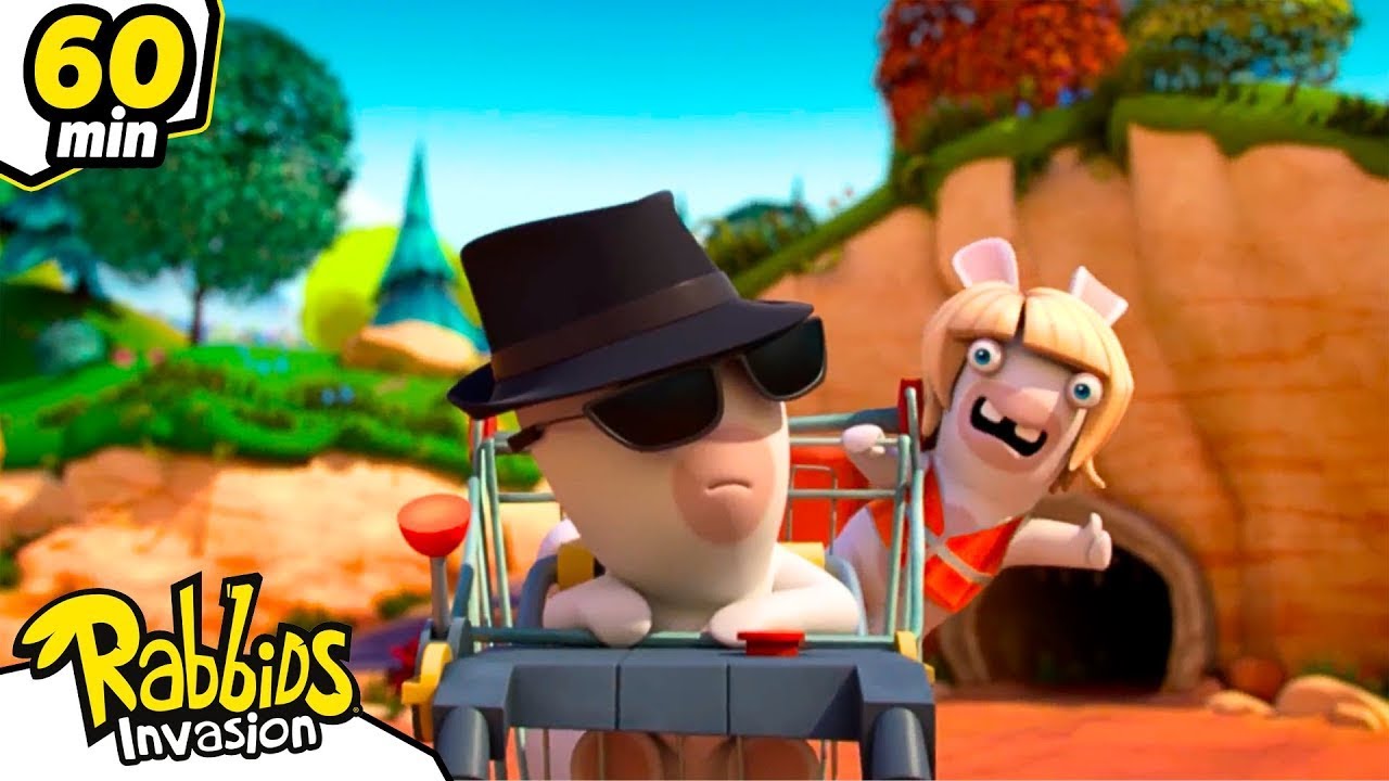 Rabbid, Set and Match! ｜ RABBIDS INVASION ｜ 1H New compilation ...