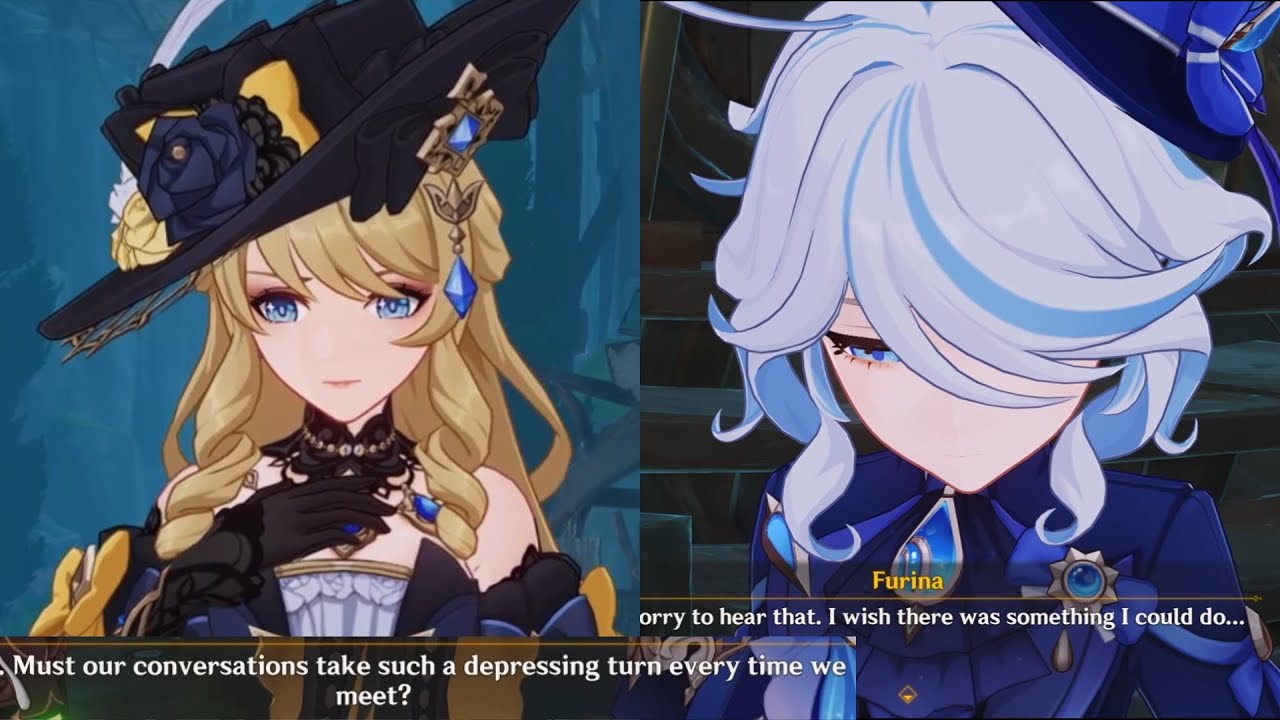 Furina and Navia meets again after the prophecy | Genshin Impact 4.2 ...