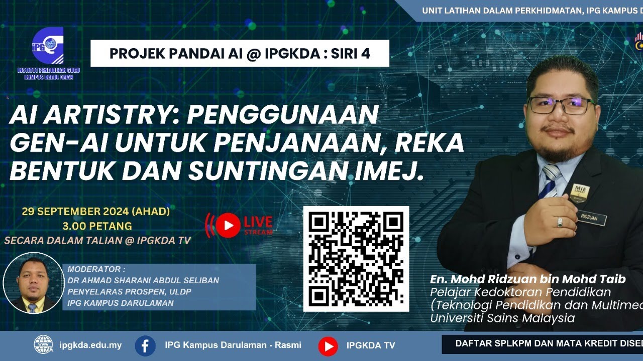 PROJEK PANDAI AI @ IPGKDA : AI ARTISTRY : PENGGUNAAN GEN-AI UNTUK IMEJ ...