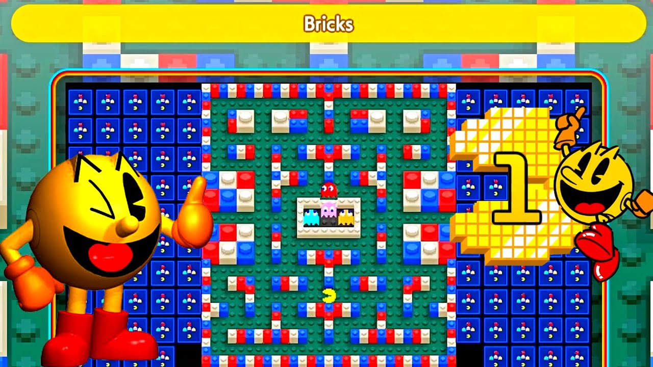 PAC-MAN 99 🍒 First Place Victory Win 🍒 Bricks Design #5 - YouTube