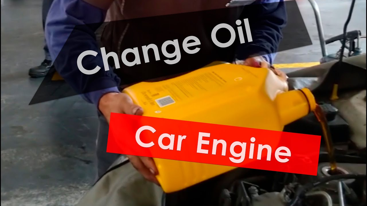 How to Change Oil your Car Engines Properly - YouTube