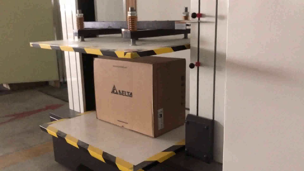 RT-401B LCD Touch Screen Packaging Carton Box Compression Tester - YouTube