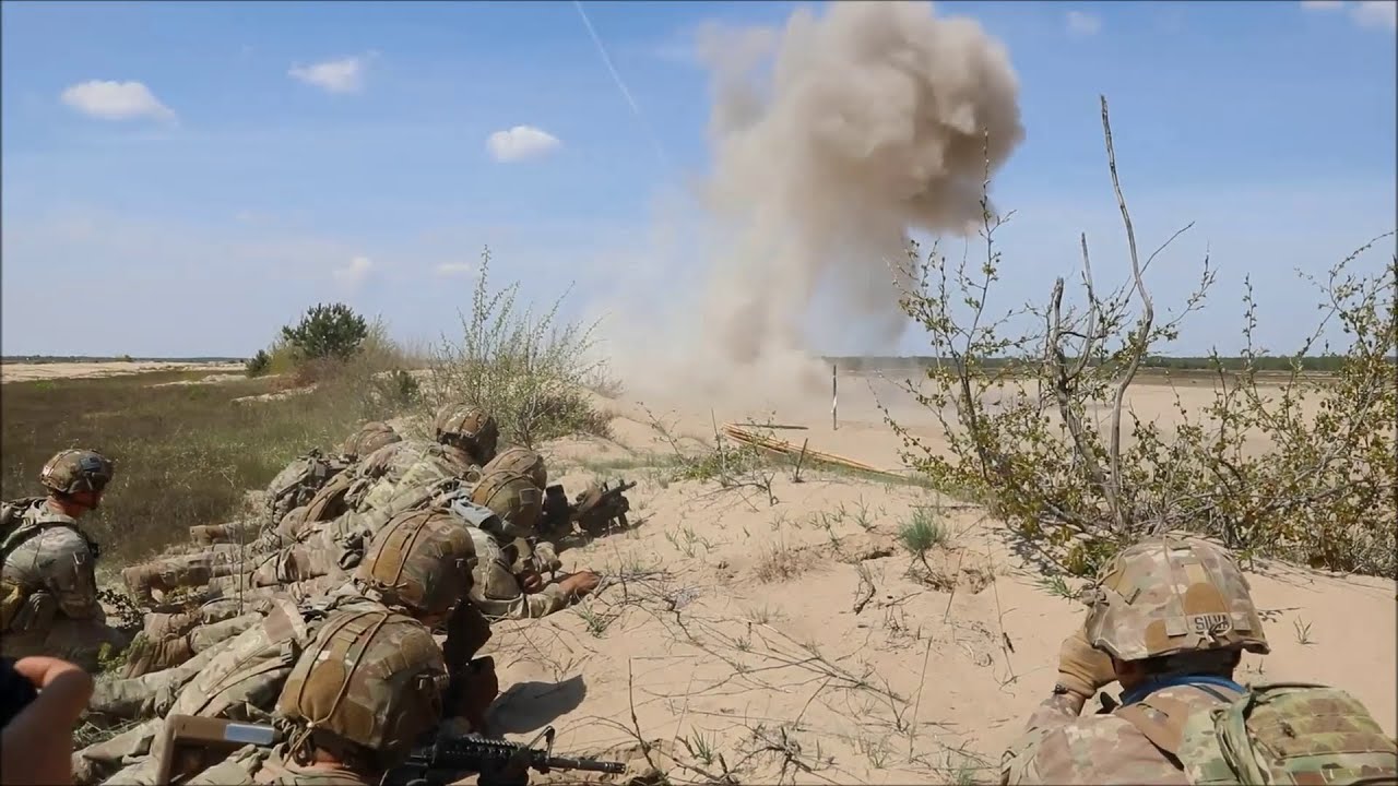 U.S. Infantry Conduct Live Demolition Training - Defender Europe 22 ...