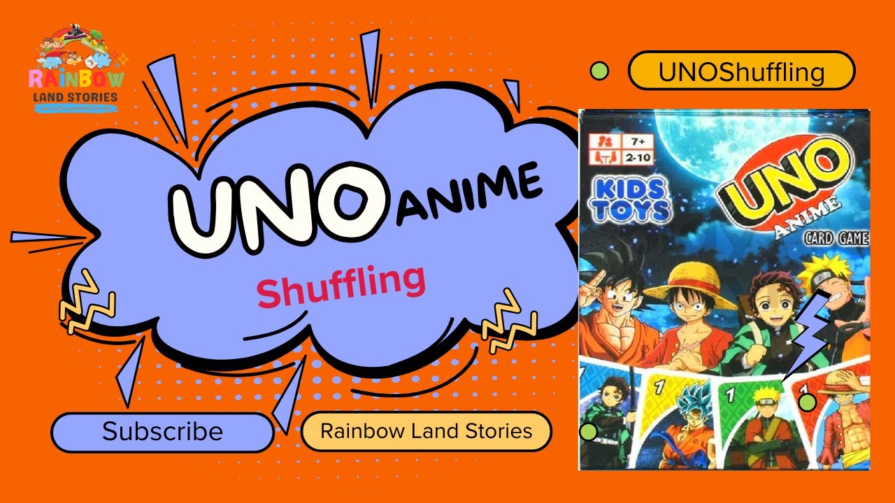 Shuffling UNO Anime Cards | Satisfying Card Shuffle & Gameplay Prep # ...
