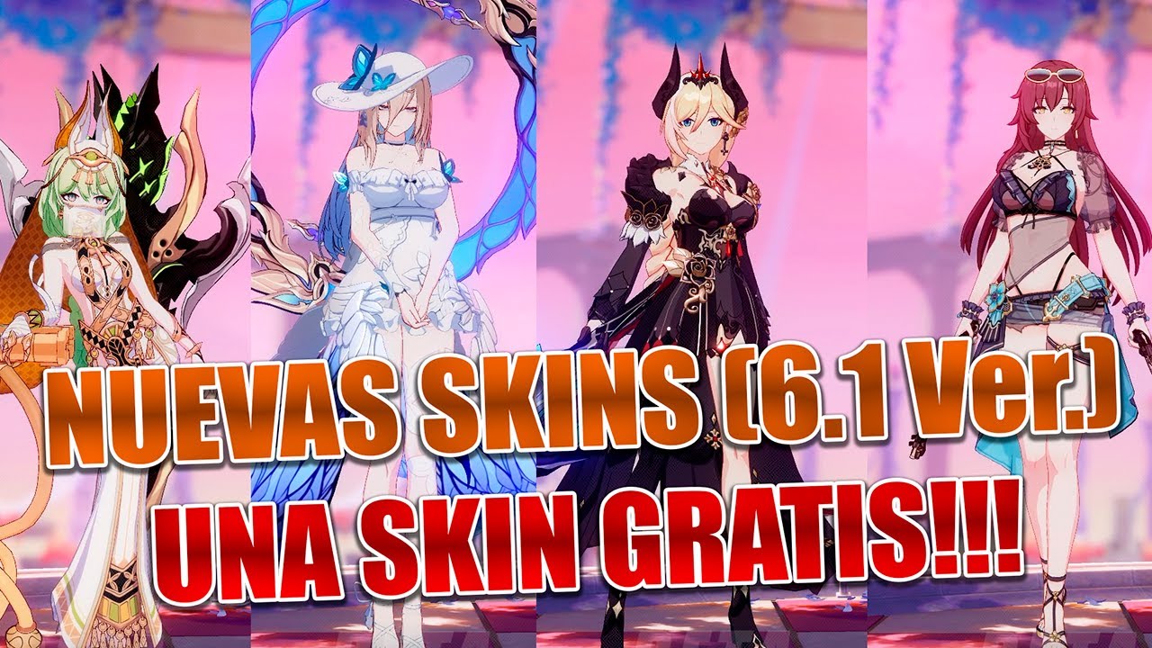 Nuevas skins versión 6.1 y como conseguirlas - Honkai Impact 3rd - YouTube