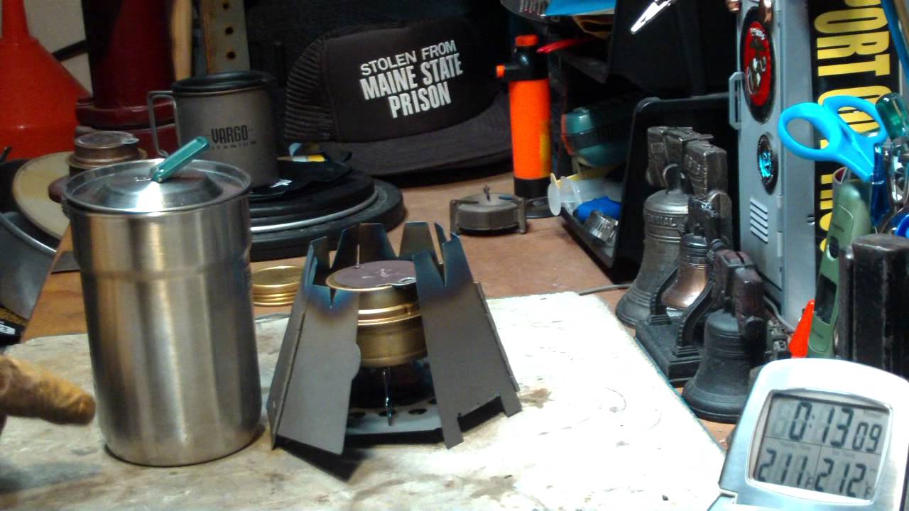 Stanley Camp Cook Set used on the VARGO Titanium Hexagon Wood Stove ...