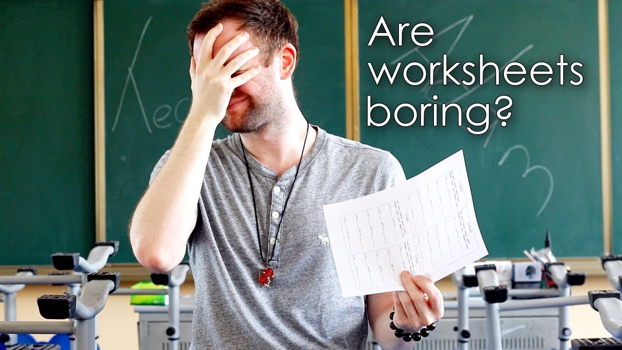 ESL Games | How to Make Worksheets Fun? - YouTube
