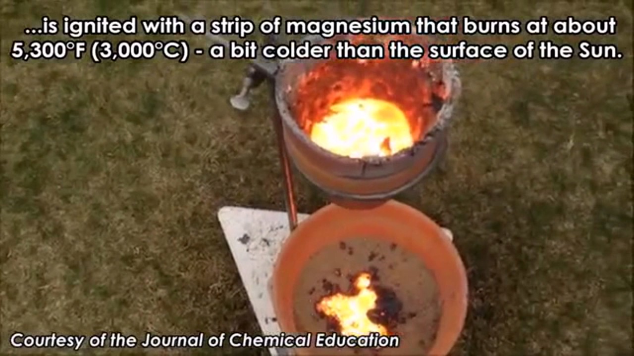 Cool chemical reaction - YouTube