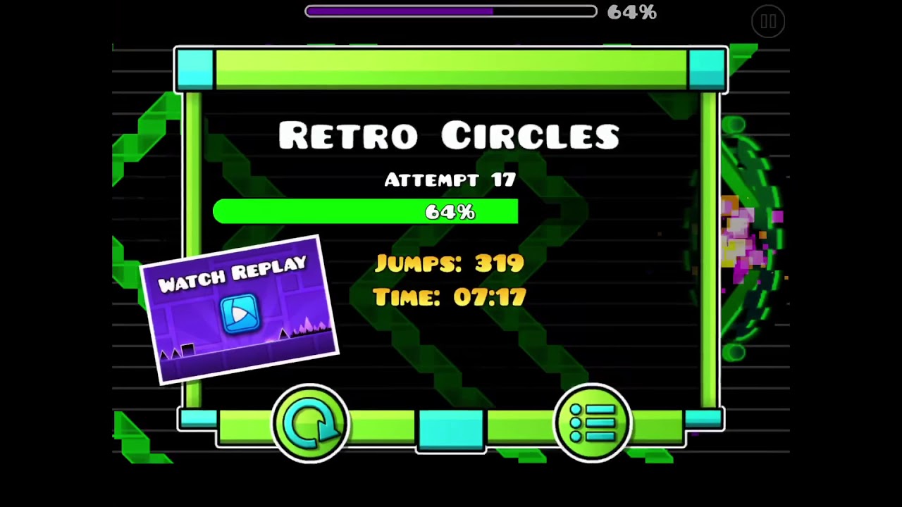 Geometry Dash - “Retro Circles” by Nacho27 - YouTube