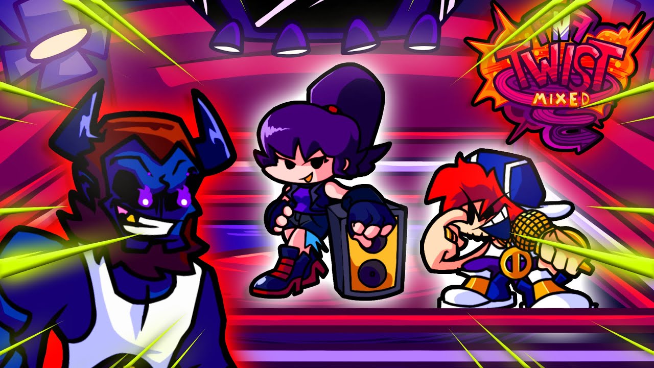 FNF: Friday Night Funkin' Twist Mixed Demo Carlos Lucia and Papa - YouTube