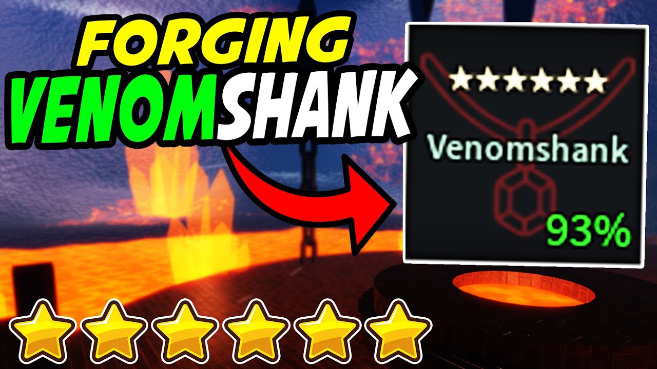 Forging VENOMSHANK in Prospecting! (Roblox) - YouTube