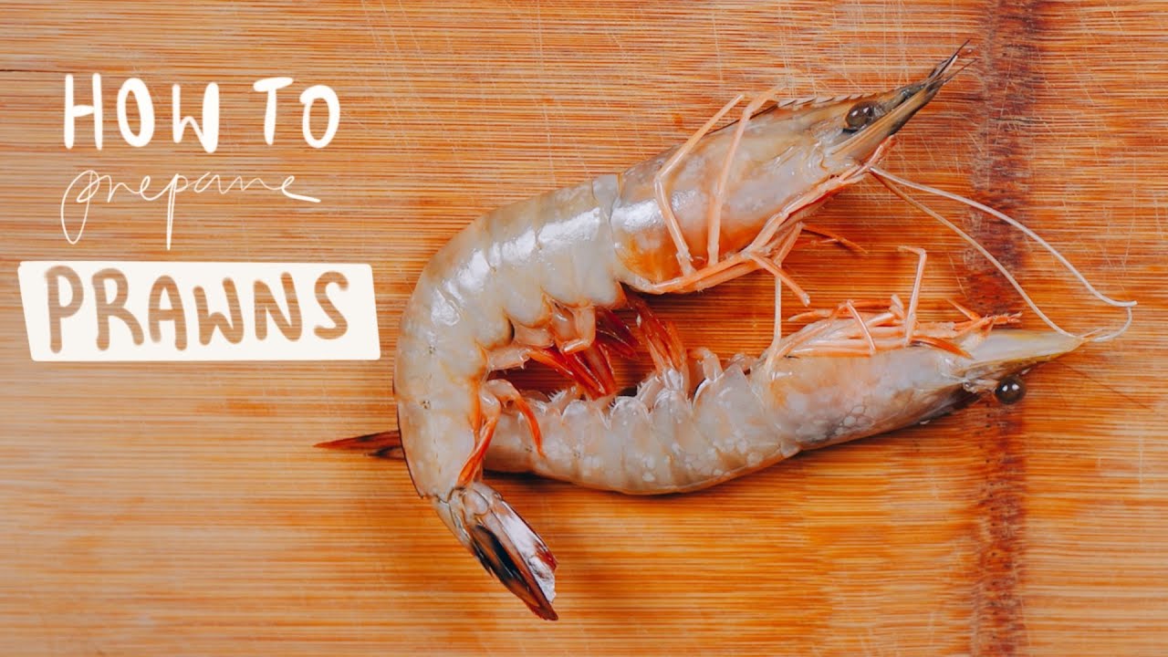 HOW TO PREPARE PRAWNS (Remove gut with 3 different methods) | CHEF ...