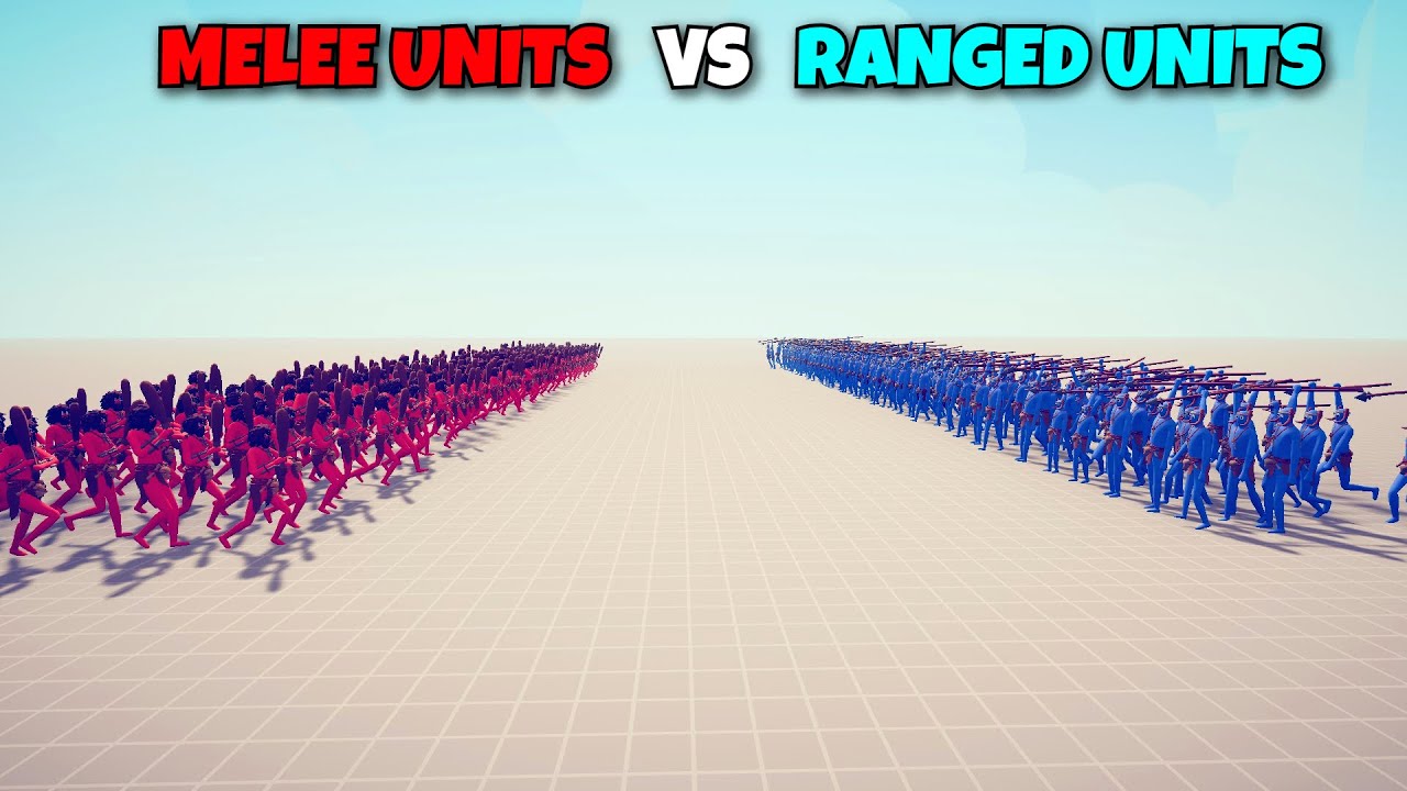 EVERY MELEE UNITS VS EVERY RANGED UNITS - Totally Accurate Battle ...