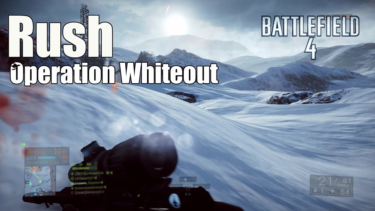 Battlefield 4-Operation Whiteout -Rush-Final Stand DLC(PS4) - YouTube