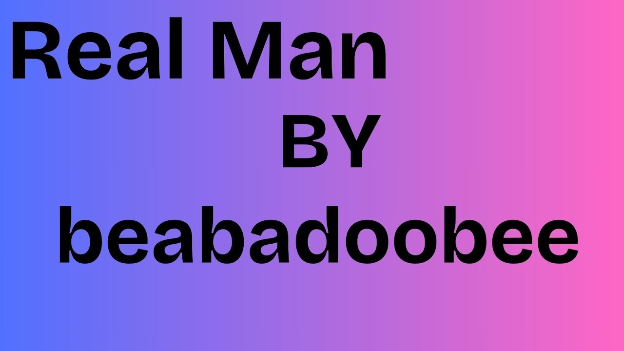 Real Man By Beabadoobee (Audio) - YouTube