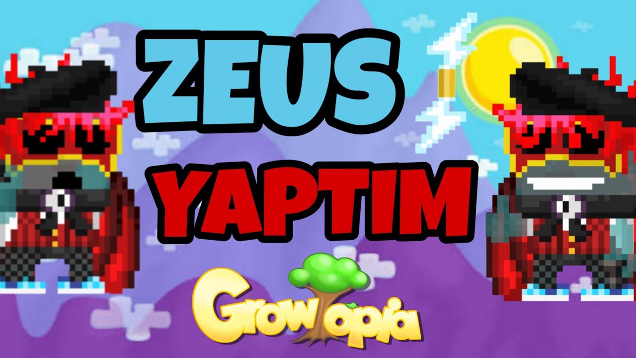 ZEUS LIGHTNING BOLT YAPTIM !!! | Growtopia - YouTube