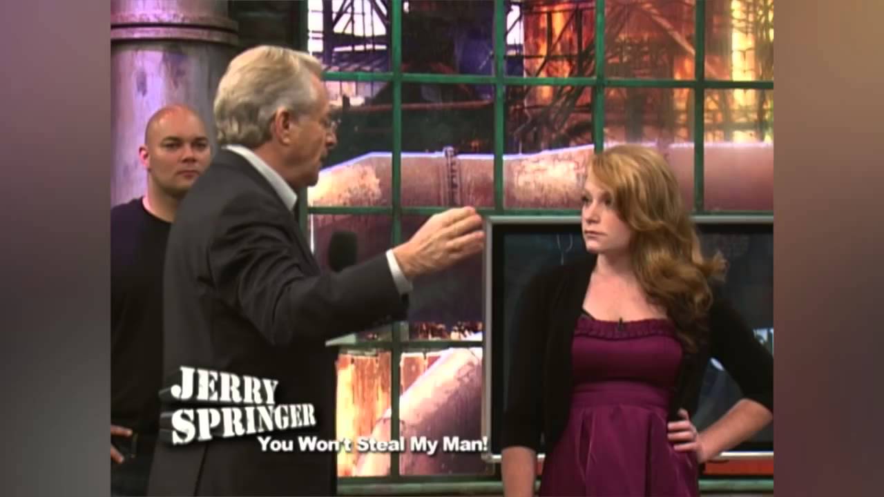 Jerry Springer Official - Fiery Redhead FIGHTS Everyone - YouTube