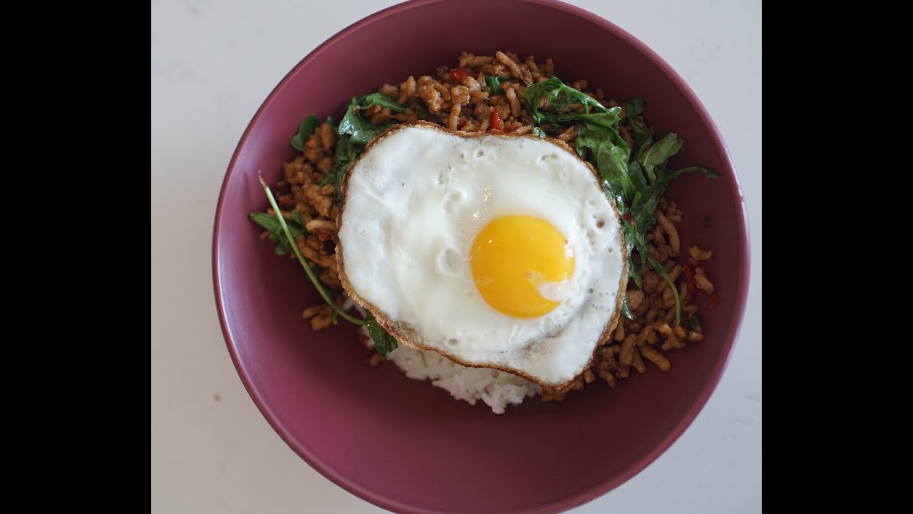Easy To Make Thai Food | How To Make Pad Ka Prao | The Best Chicken and ...