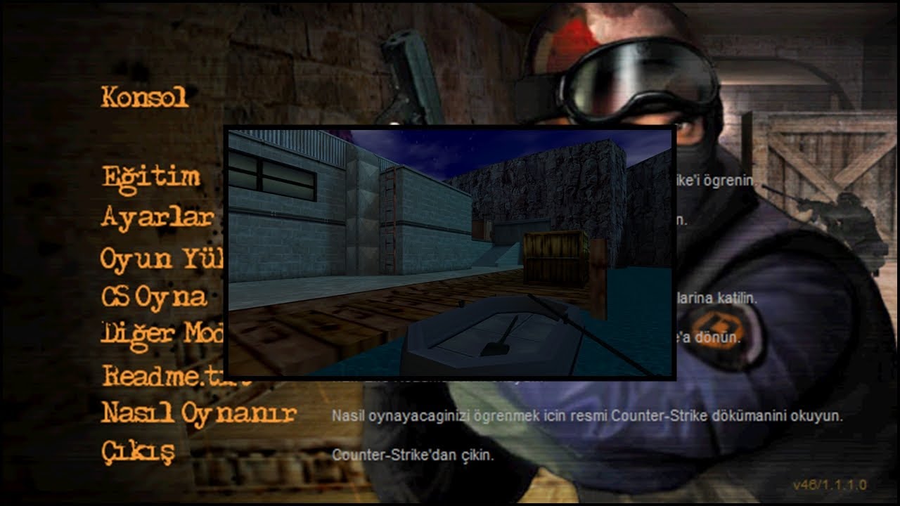 Orijinal Counter-Strike 1.5 - cs_docks - YouTube