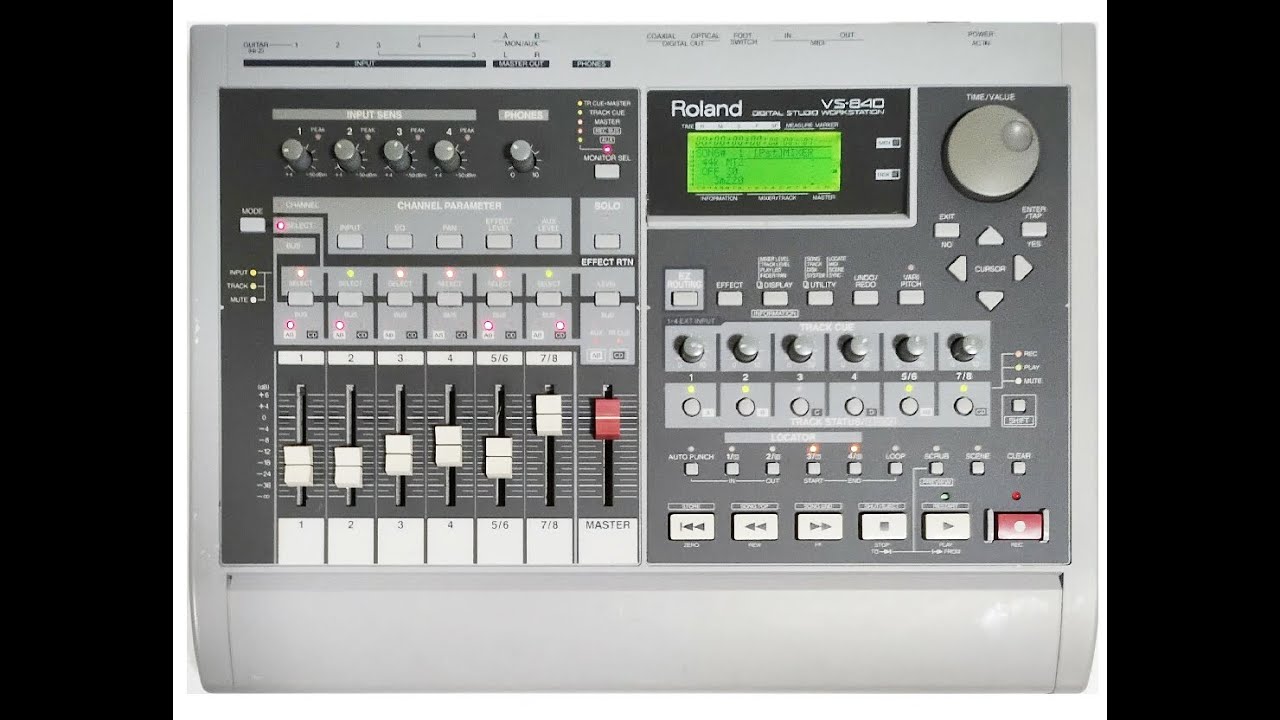 ROLAND VS-840 INSIDE by ALEXALBA - YouTube