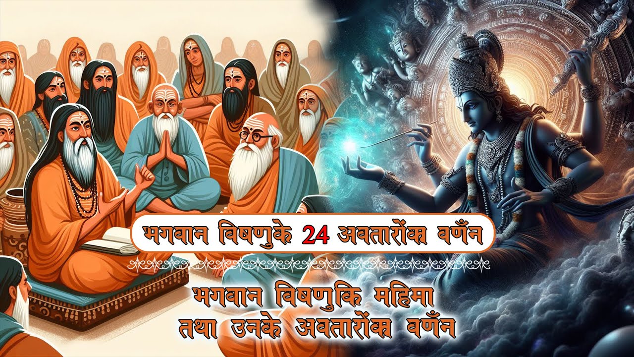 Explained The 24 Avatars of Lord Vishnu A Divine Description || BHAGVAN ...