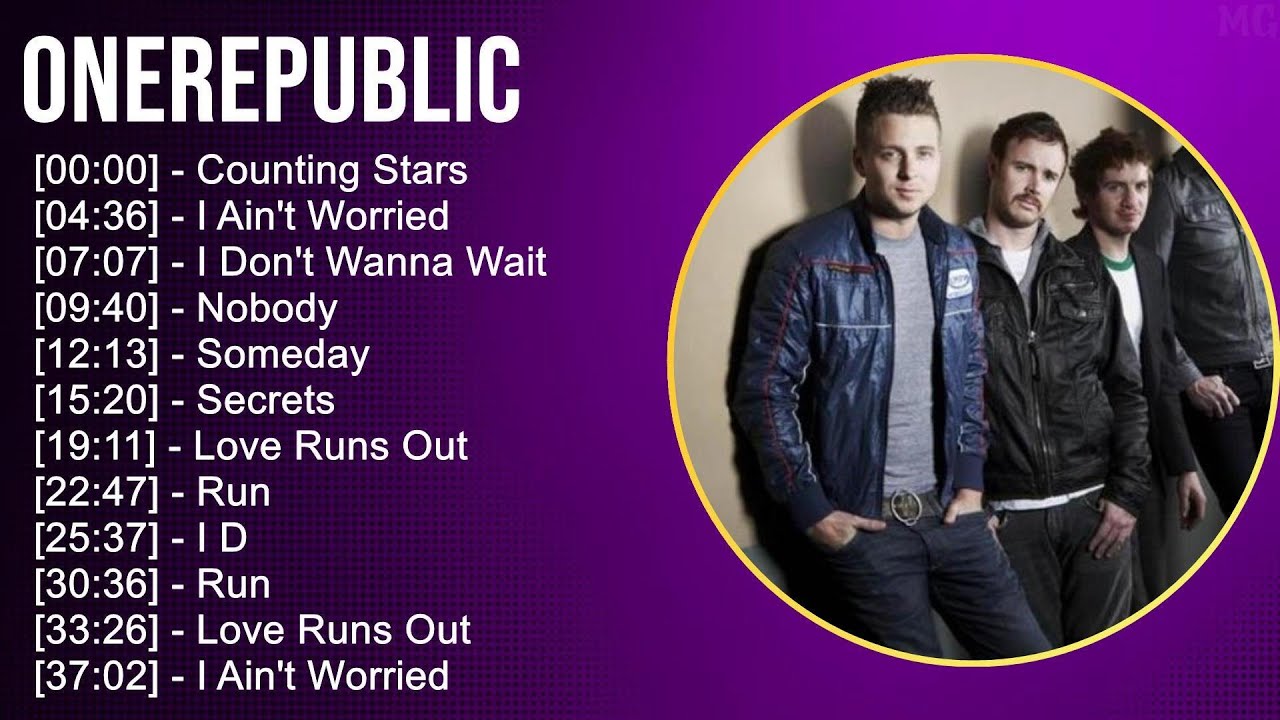 OneRepublic 2025 MIX Top Hits - Counting Stars, I Ain't Worried, I Don ...