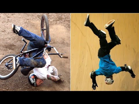 10 WORST CRASHES in BIG AIR History (BMX & Skate) | X Games - YouTube