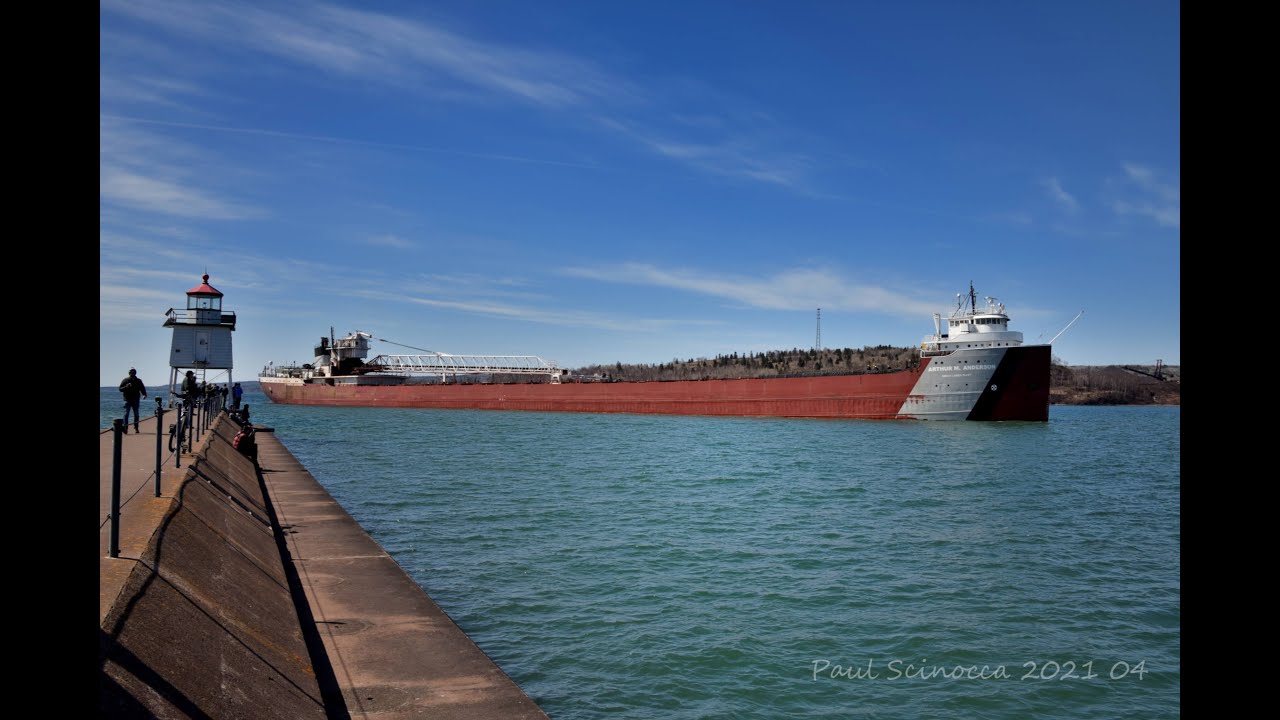 Road Trip to Two Harbors for the arrival of the Arthur M Anderson April ...