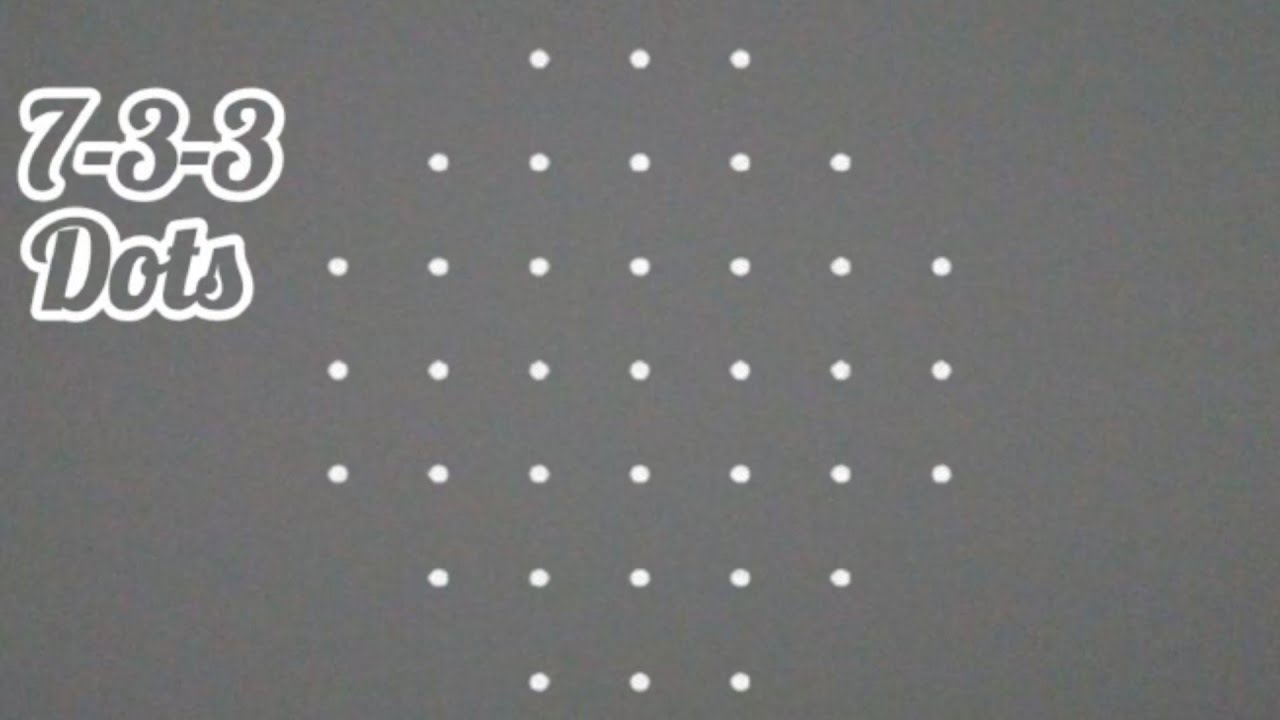 7-3-3 rangoli🌺 daily muggulu with dots🌺 simple kolam 🌺 rangoli designs ...