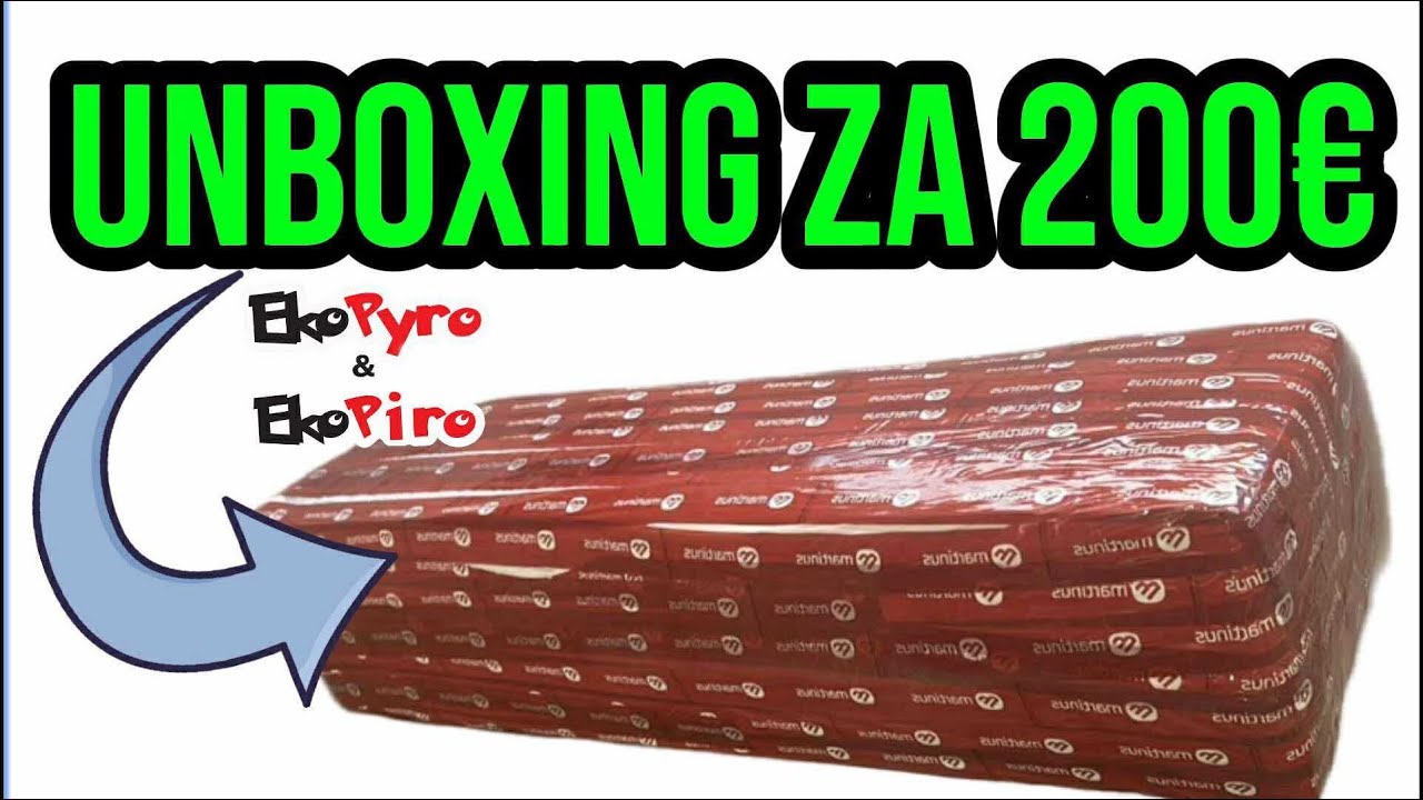 NAJVÄČŠÍ UNBOXING PYROTECHNIKY 2025 | Objednávka za 200€ z EKOPYRO.SK ...