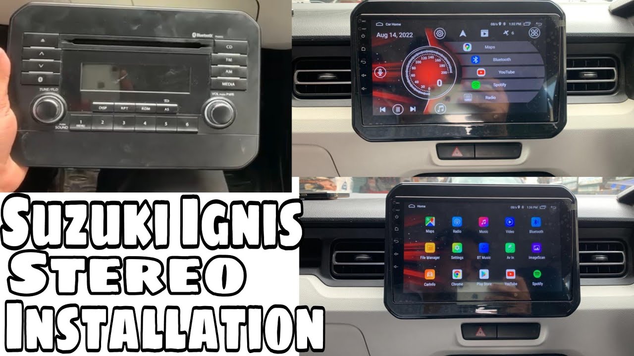 Maruti Suzuki Ignis Android Touch Screen Installation | Ignis Modified ...