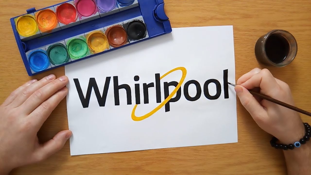 How to draw the Whirlpool logo - YouTube
