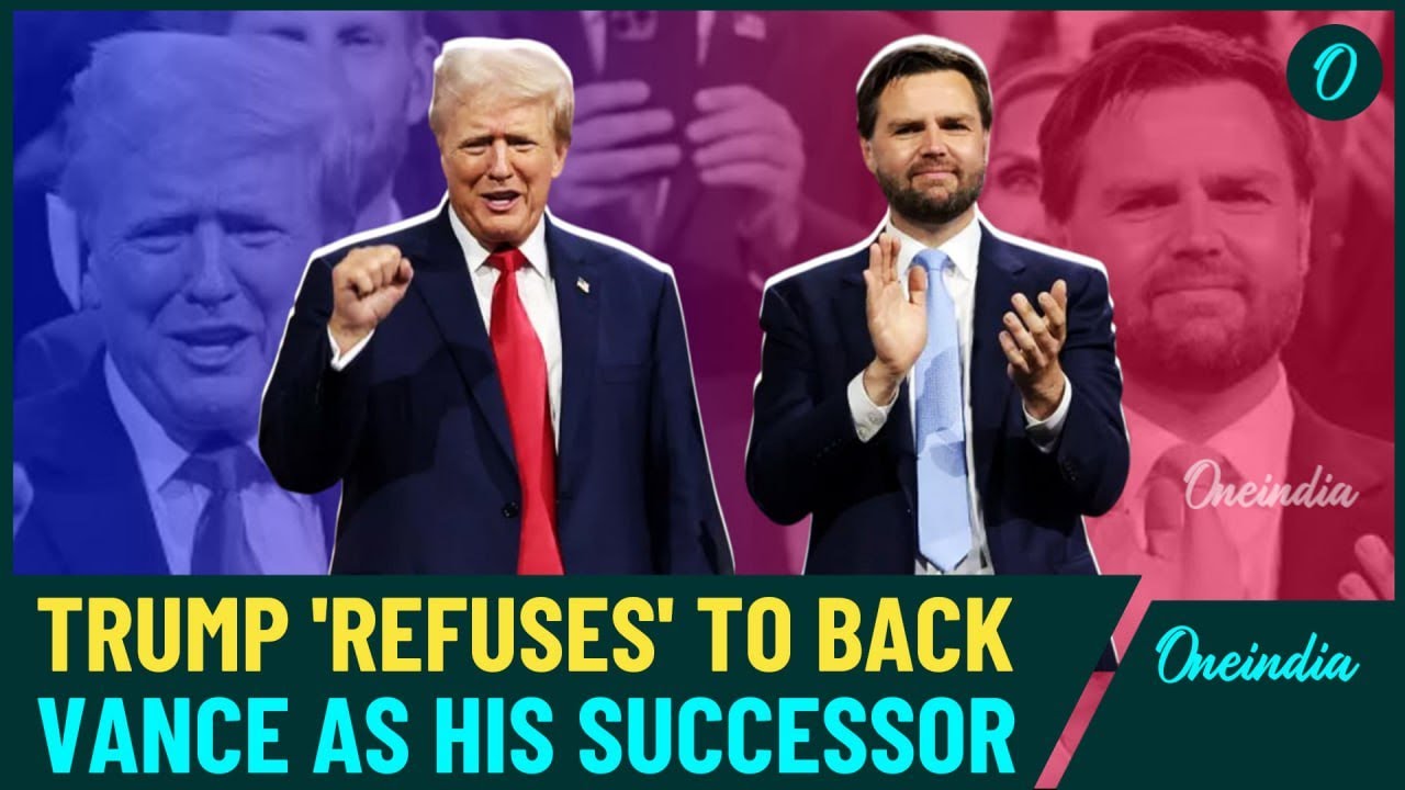 Trump Says It’s ‘Too Early’ to Endorse JD Vance as 2028 Republican ...