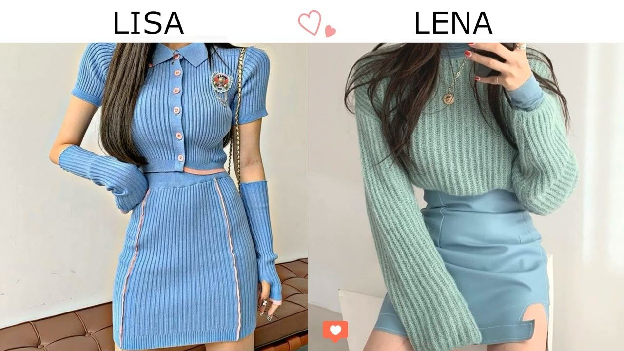 LISA or LENA 🌷 Clothes Fashion outfits #19 - YouTube