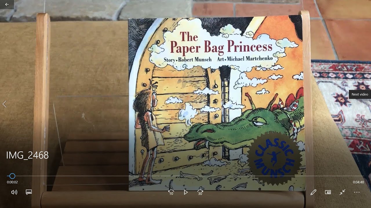 The Paper Bag Princess - Book by Robert Munsch - YouTube