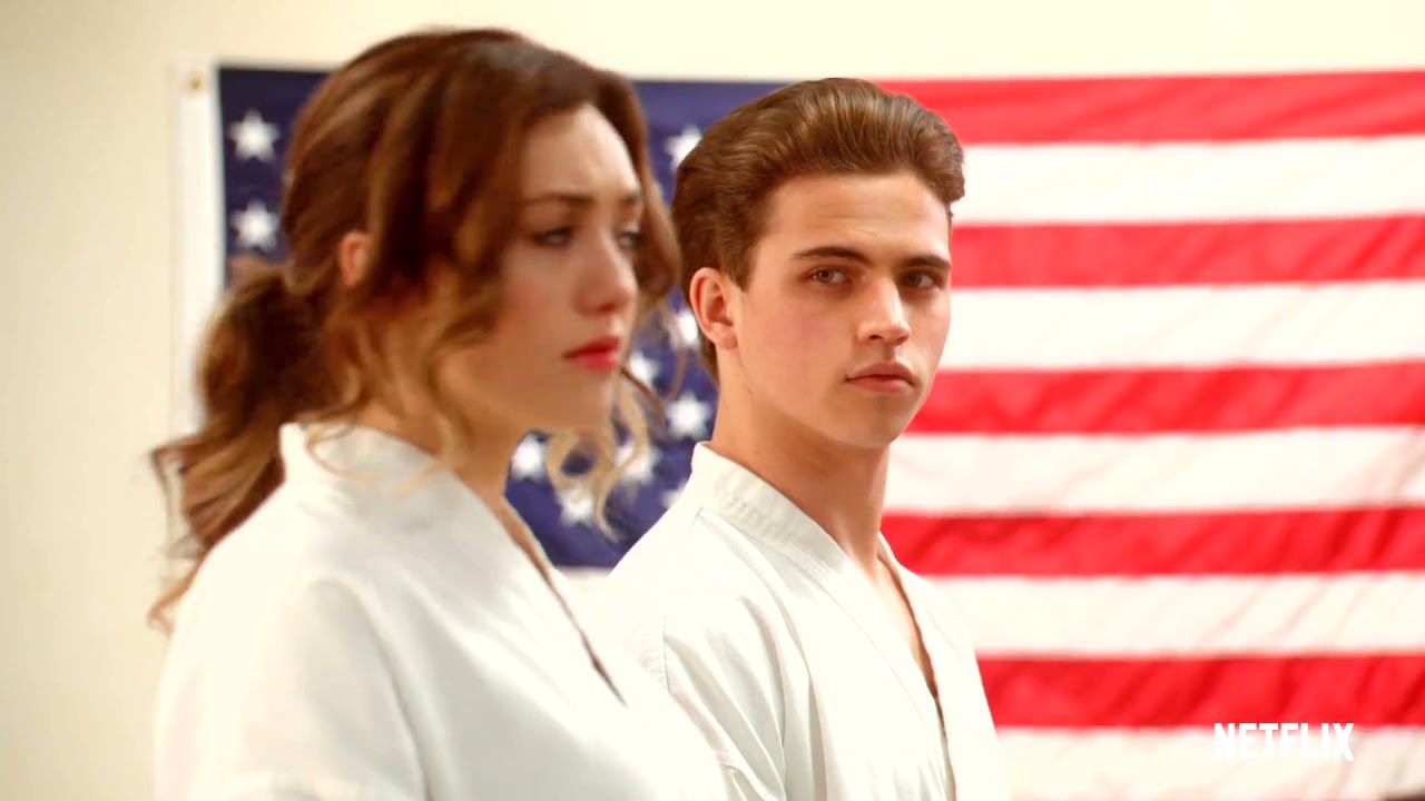 Robby & Tory in Cobra Kai S4 Trailer (only short scene and no sounds ...