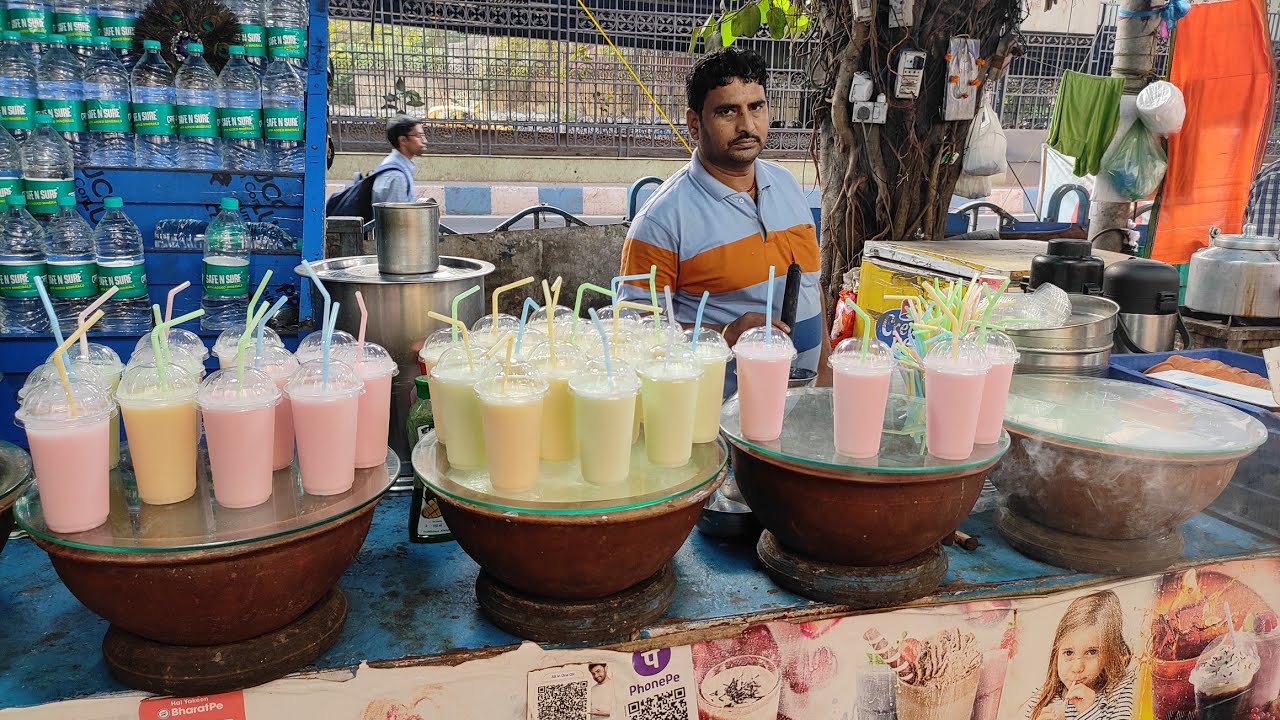 Delicious😍🤤 Rose Lassi in Kolkata Rs.30/- Only😋 l Refreshing Drinks ...