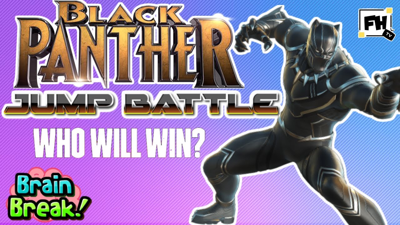 Black Panther Wakanda Forever Jump Battle Kids Brain Break - YouTube